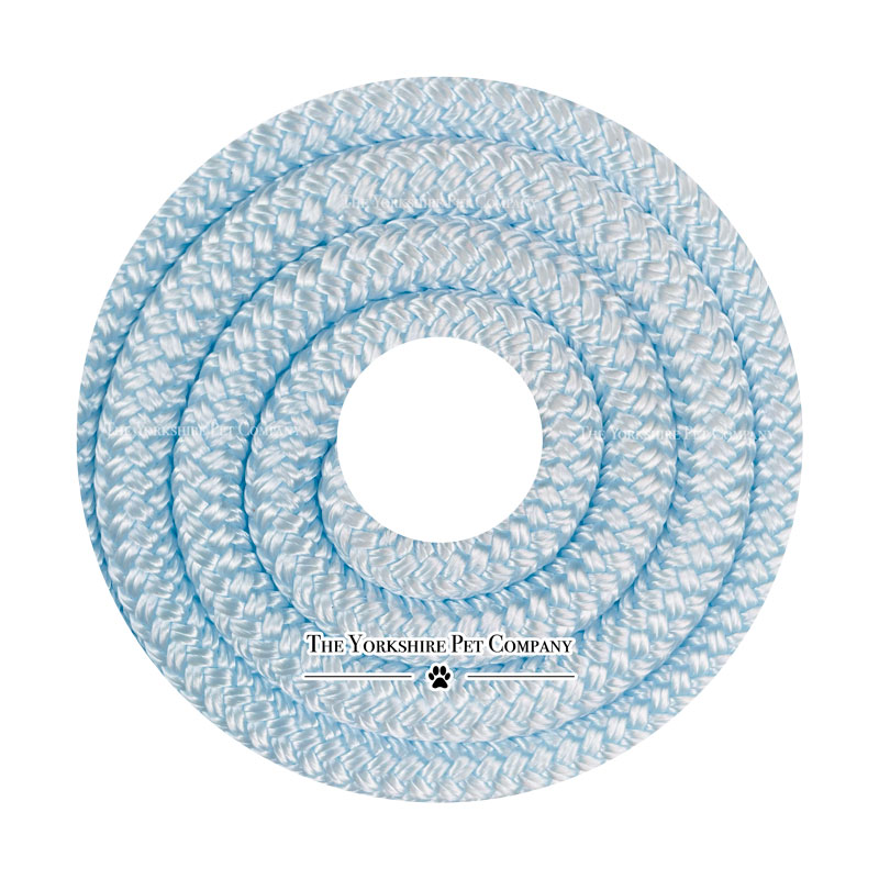 Baby Blue Yacht Rope Dog Lead - The Yorkshire Pet Company