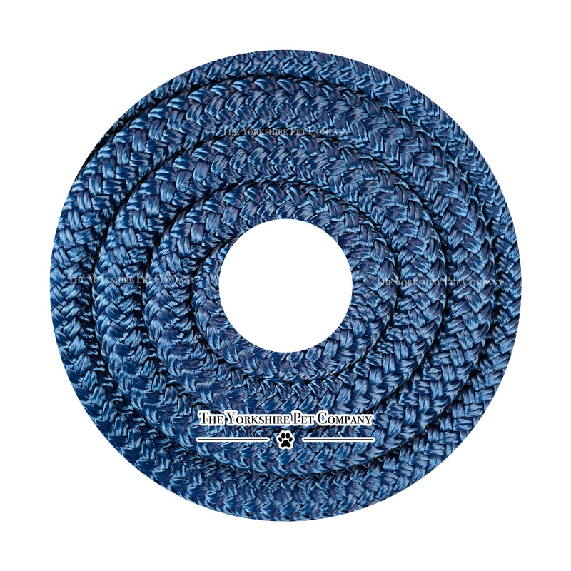Dark Blue Yacht Rope Dog Lead - The Yorkshire Pet Company